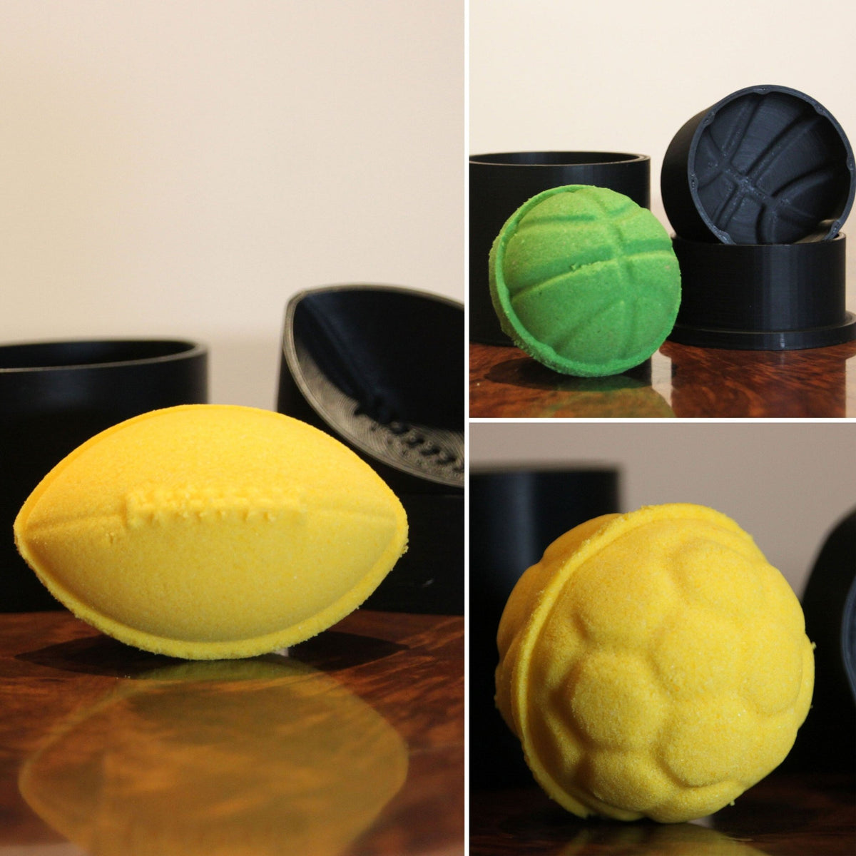 Sport Fans Bath Bomb Molds Set. Perfect for Sports Lovers – The Bath Time